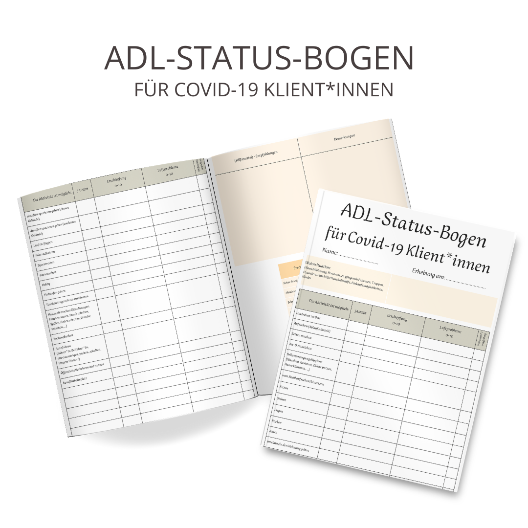 ADL-Status-Bogen für Covid-19 Klient*innen – Therapiemarktplatz